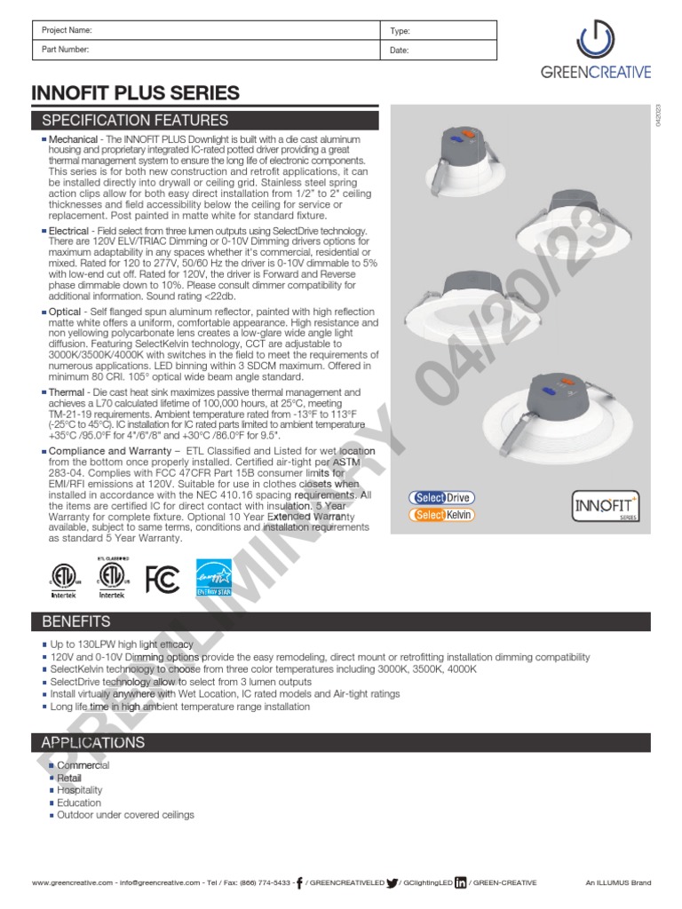 INFT Plus Data Sheet | PDF