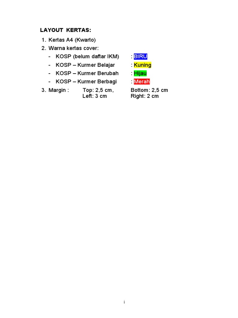 01 Contoh Dokumen KOSP PAUD | PDF 01 Contoh Dokumen KOSP PAUD | PDF