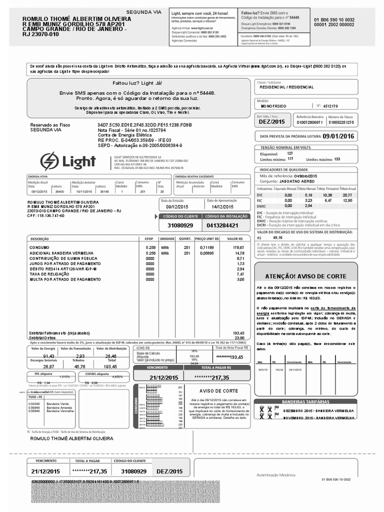 Comprovante de Residencia II | PDF