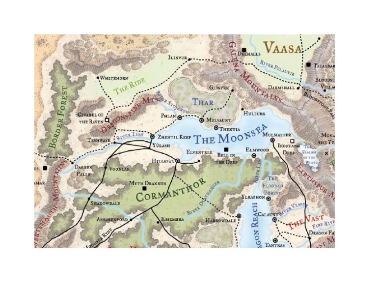 Moonsea Map | PDF