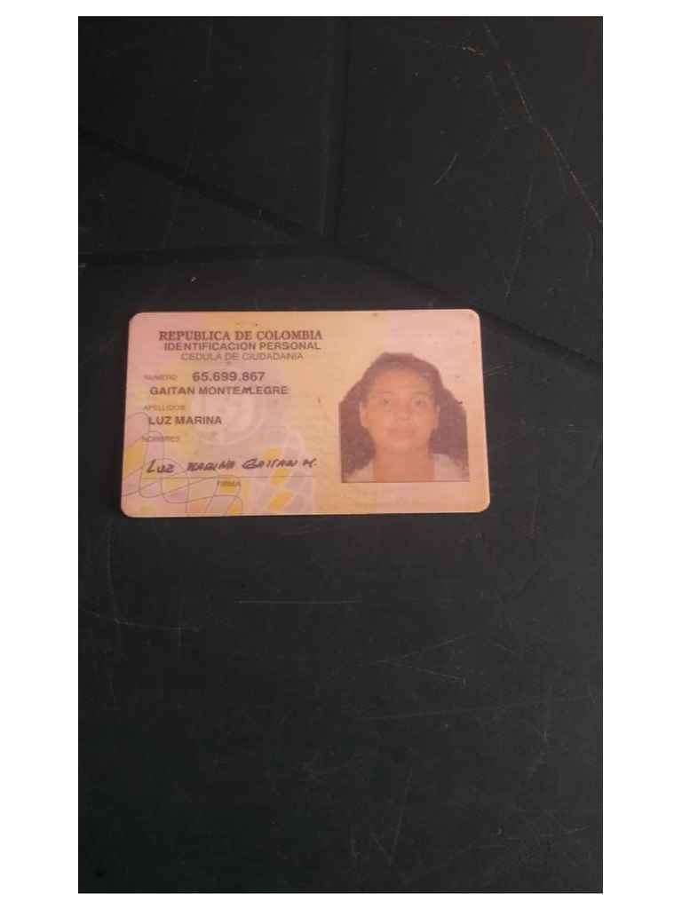 Cedula Luz Marina ampliada | PDF