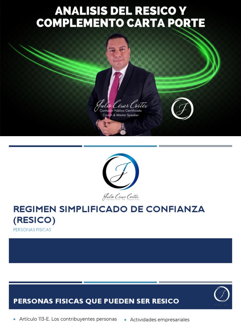 Resico y Carta Porte | PDF | Impuesto sobre la renta | Impuesto al ...