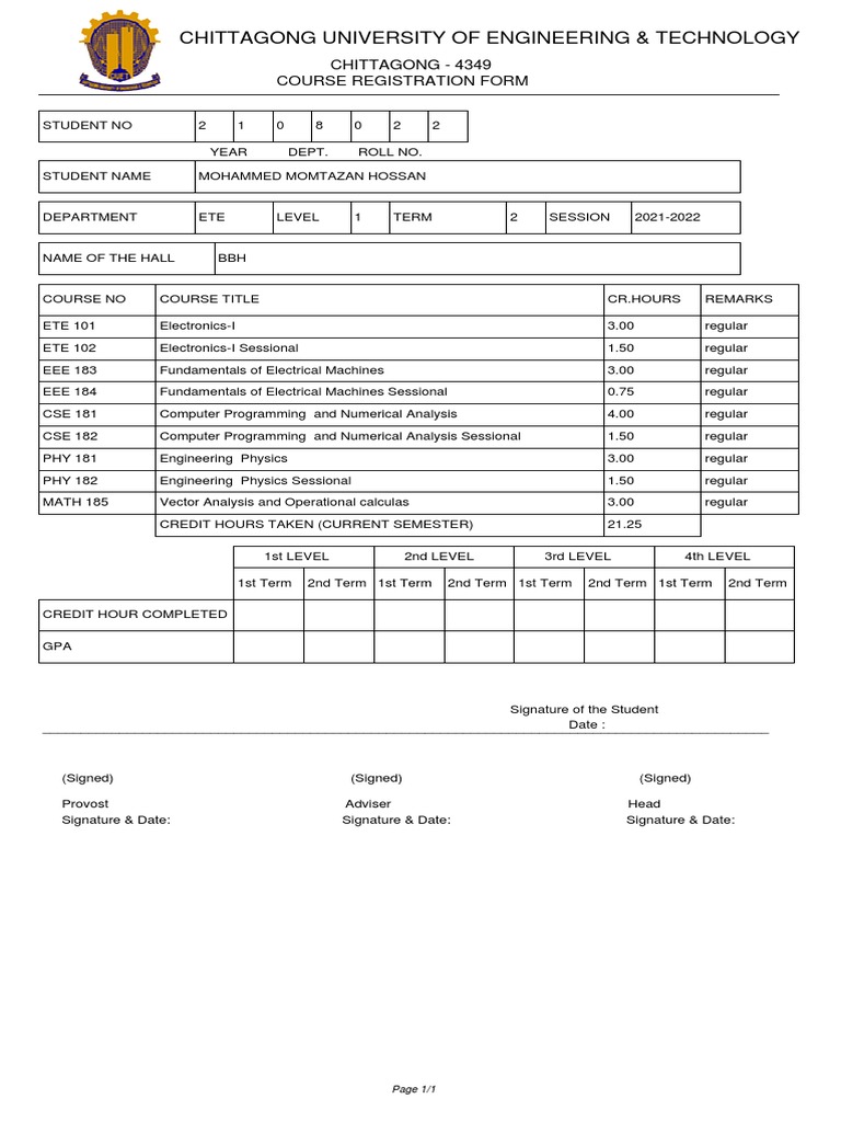 Chittagong University of Engineering & Technology: Chittagong - 4349 ...