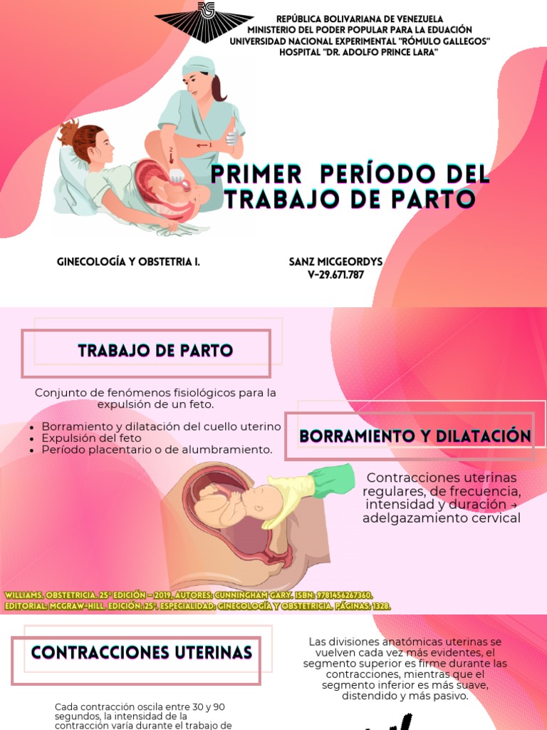 Primer Periodo Del Trbajo de Parto | PDF | Parto | Especialidades Medicas
