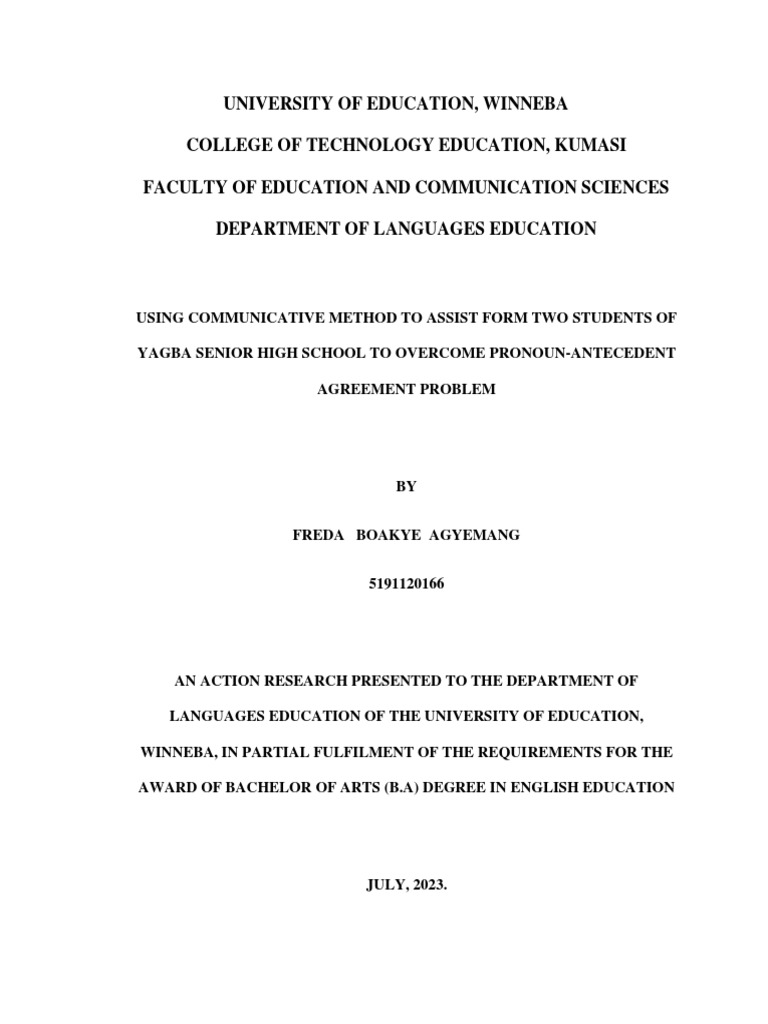 Communicative Method for Students | PDF