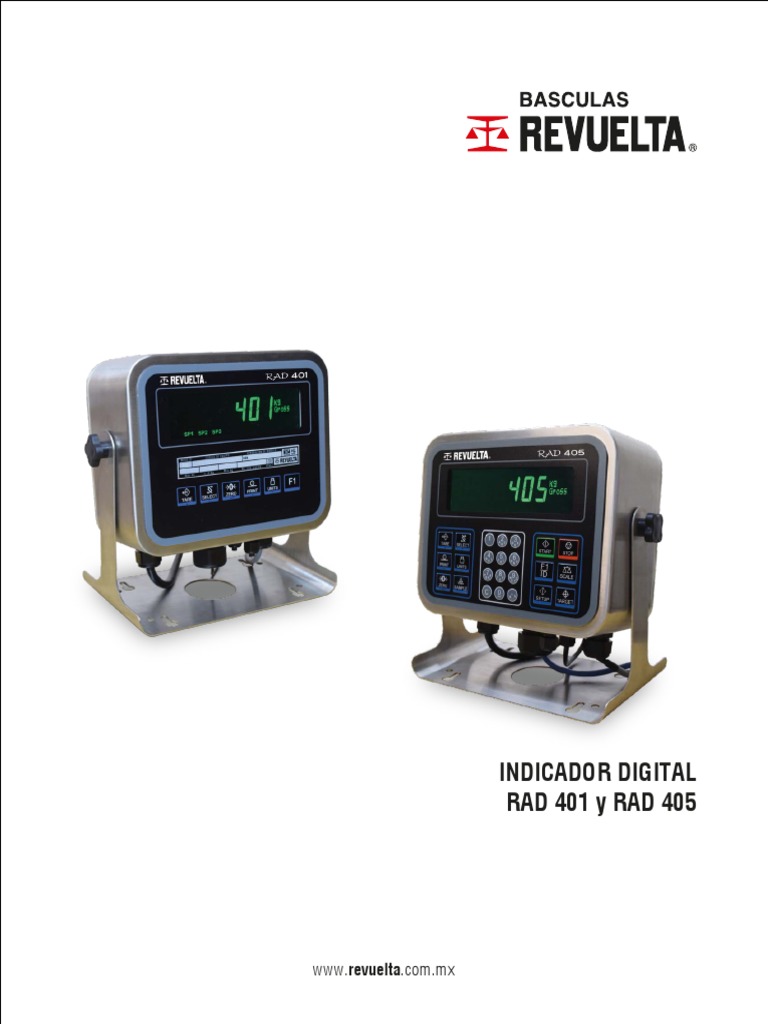 RM 371 Indicador Digital RAD 401 y 405 | PDF