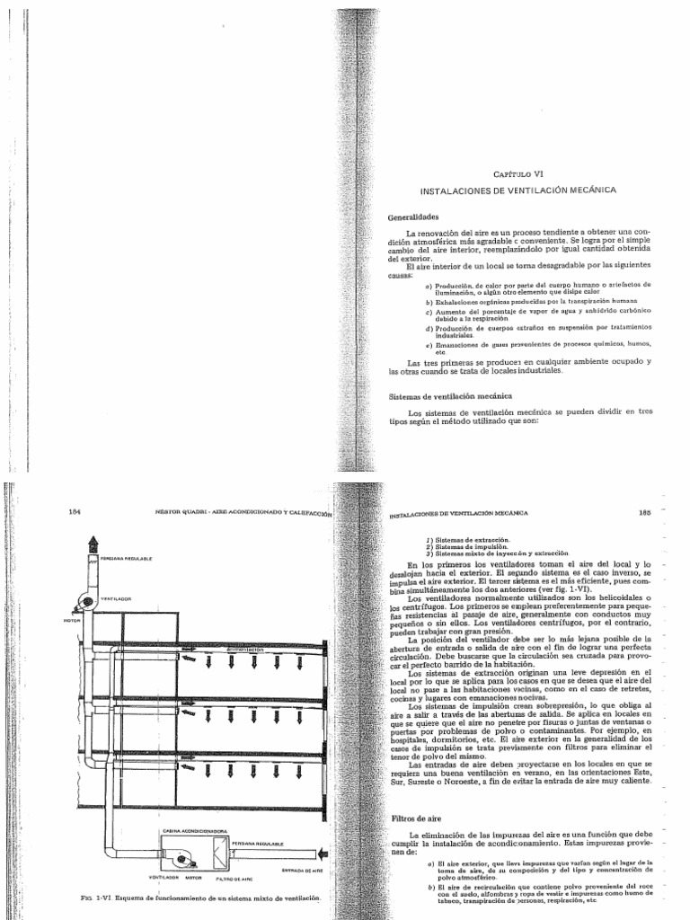 Manual-de-Aire-Acondicionado-y-Calefaccion-Nestor-Quadri-Capitulo-VI | PDF