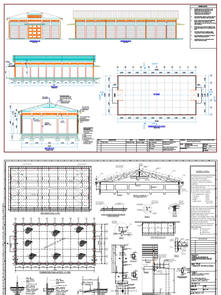 Warehouse Construction Plans and Specs | PDF