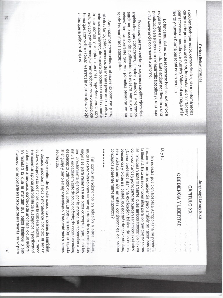 Obediencia y Libertad JAL | PDF