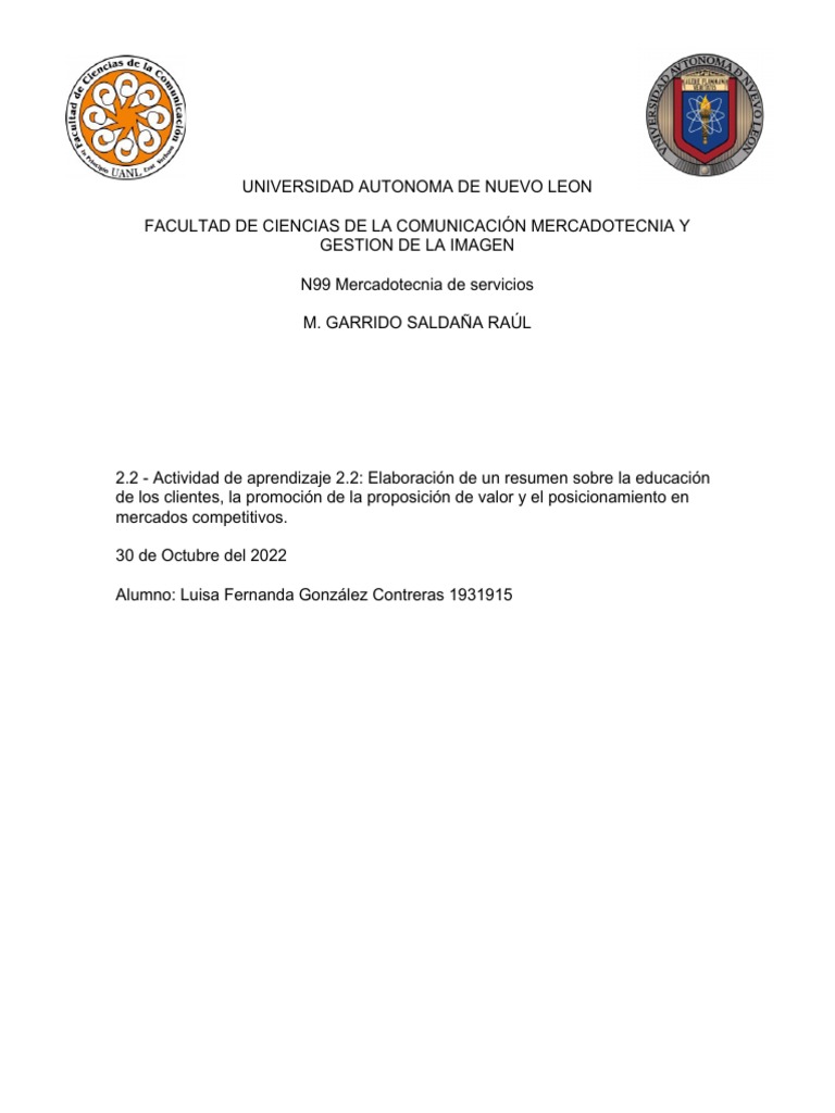 Mes - Gonzalez - Luisa - Actividad 3 | PDF