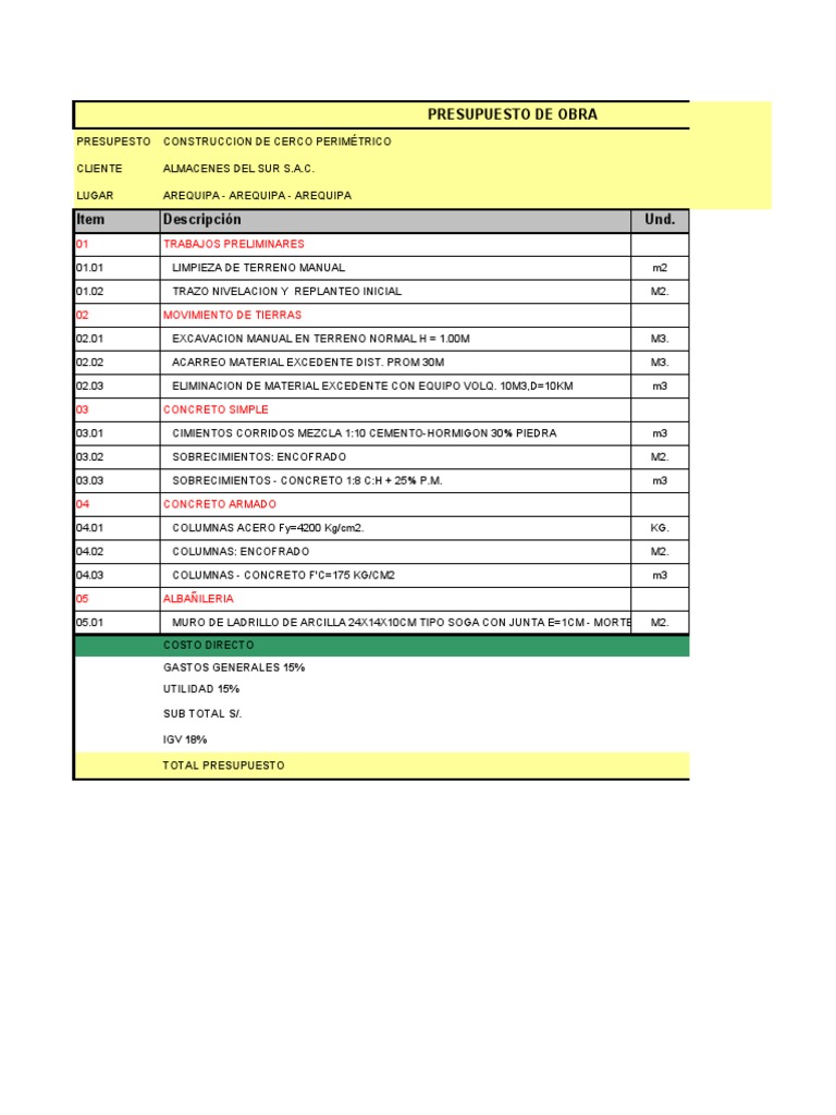 Practica Dirigida | PDF | Hormigón | Materiales de construcción