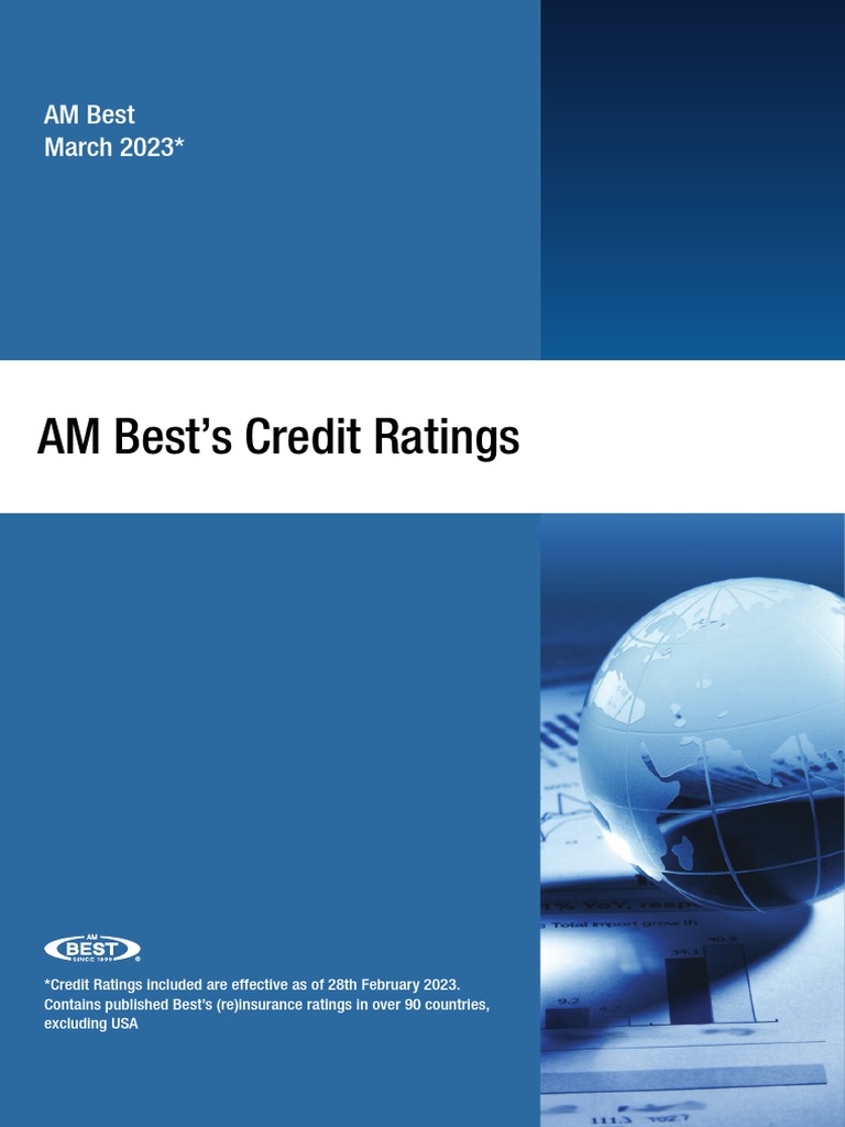 AM Best Credit Ratings Overview 2023 | PDF | Private Sector | Financial ...
