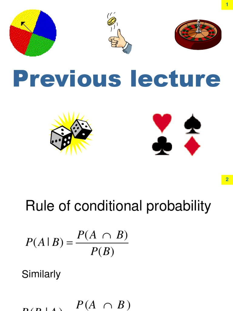 lec4_Conditional probability | PDF | Electrical Engineering | Computer Engineering