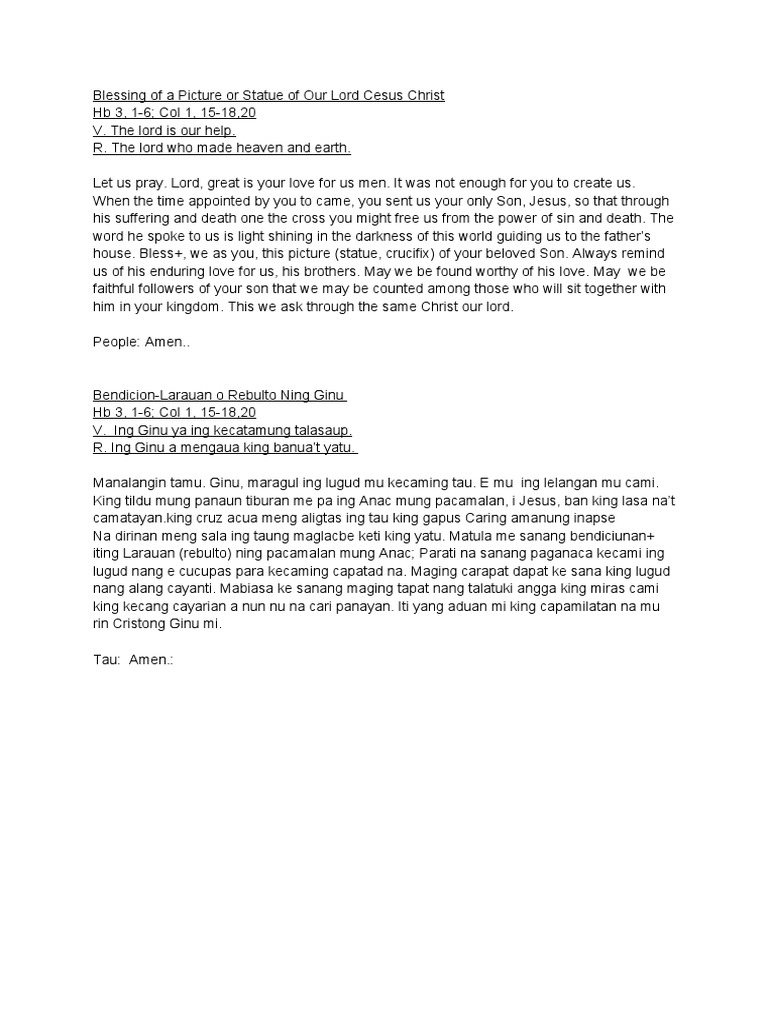 Book of Blessings | PDF