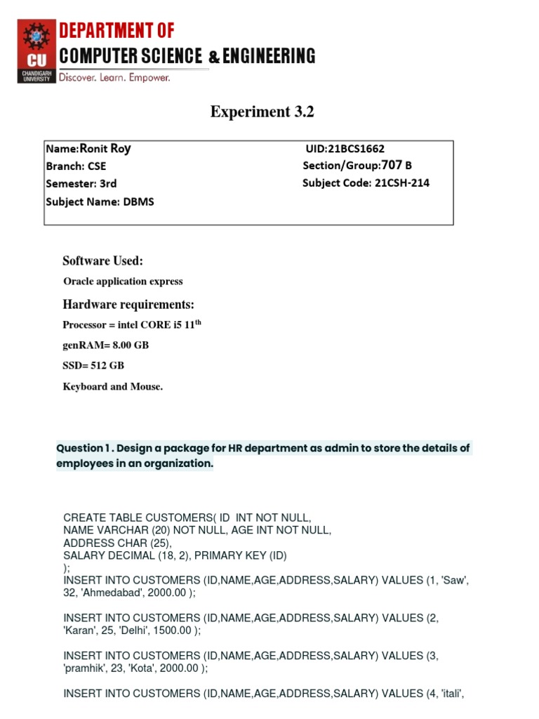 DBMS | PDF | Databases | Computer Science DBMS | PDF | Databases | Computer Science