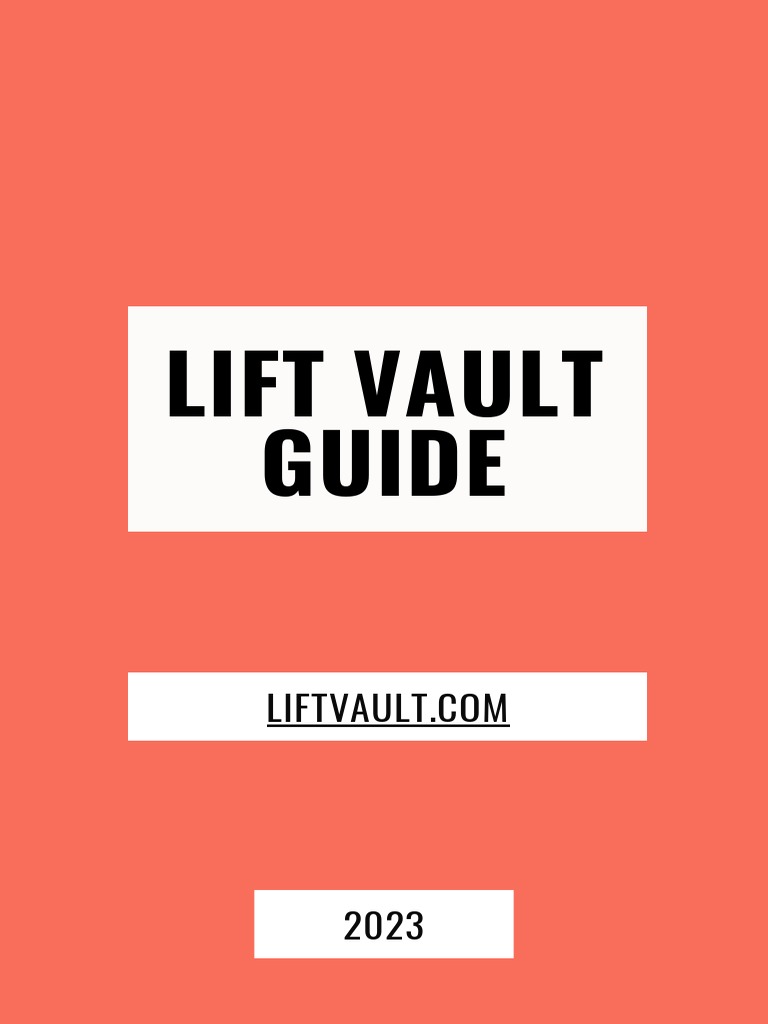 Lift Vault Guide (2023) | PDF | Weight Training | Strength Training