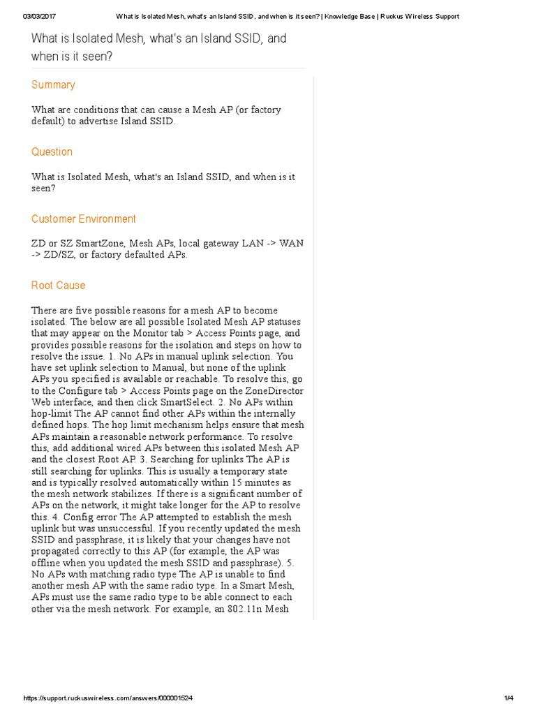 What Is Isolated Mesh, What's An Island SSID, and When Is It Seen ...