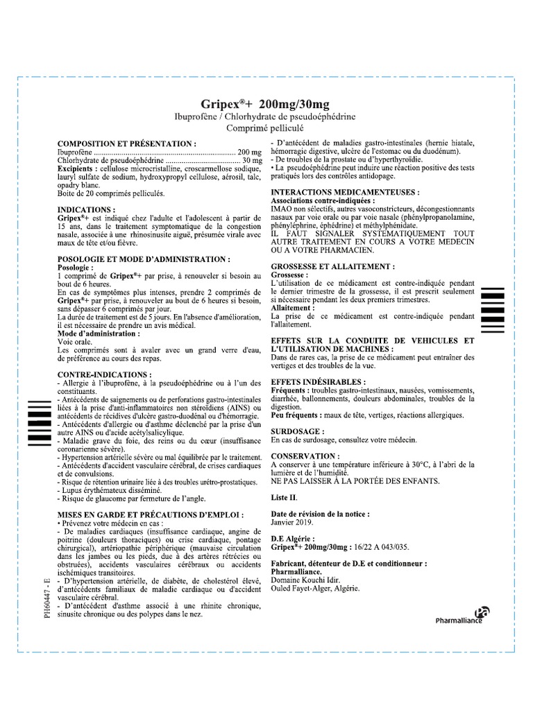 Notice Gripex Plus FR | PDF