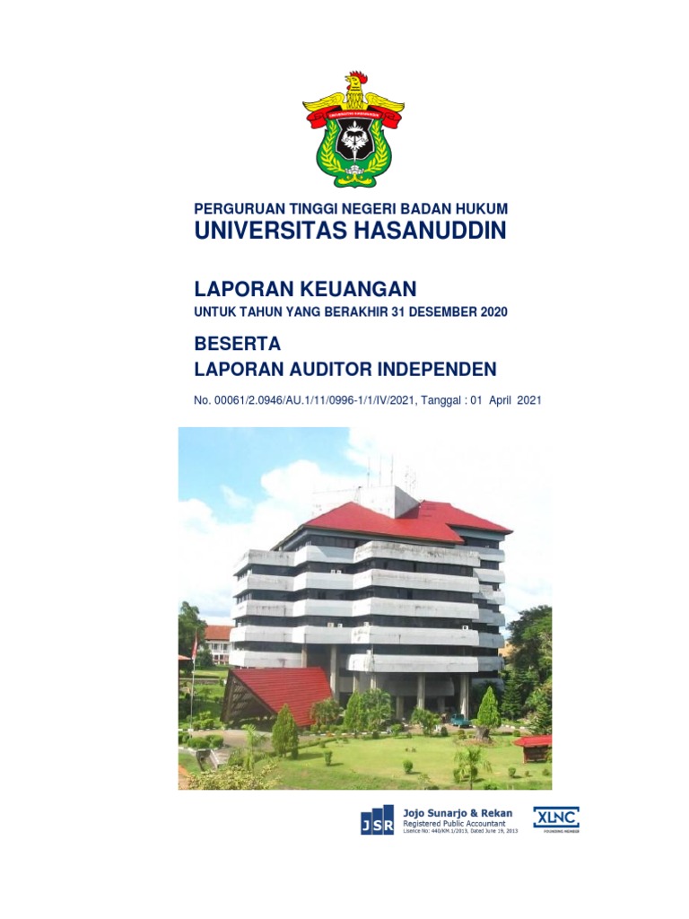 Laporan_Audit_UNHAS_2020 | PDF