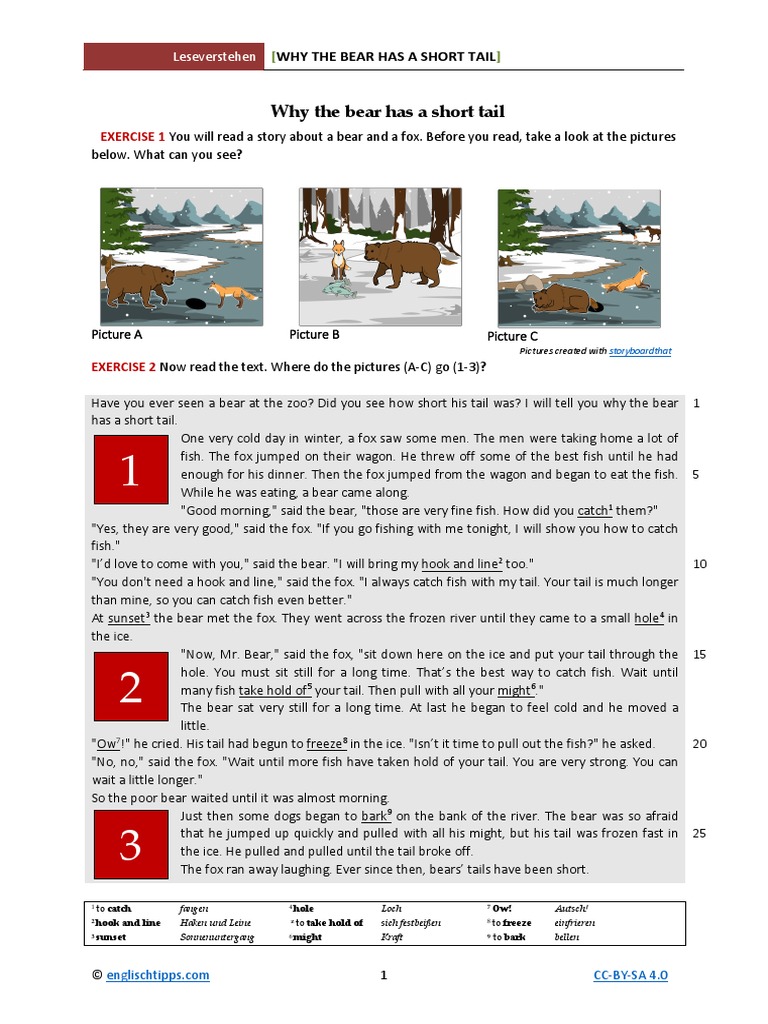 Why The Bear Has A Short Tail S V | PDF