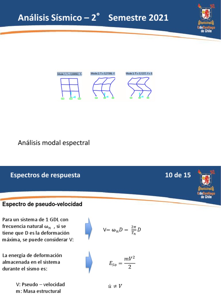 07 - Análisis Modal Espectral | PDF