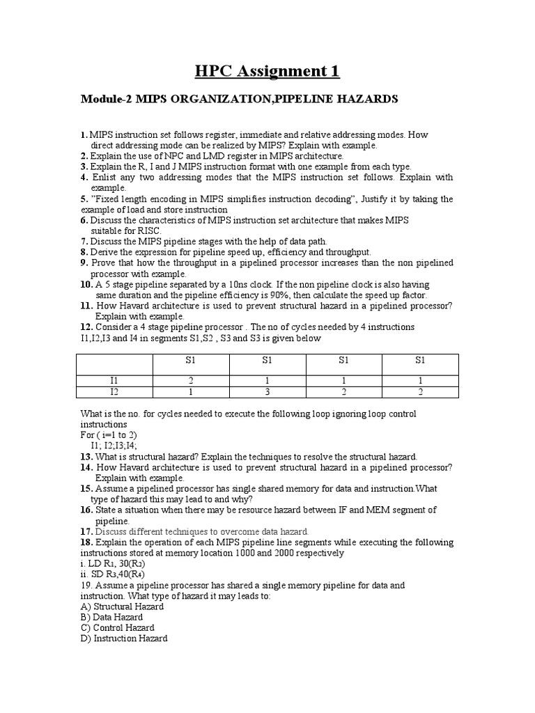 HPC Assignment 1 | PDF