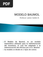 Modelo Baumol Ejemplos | PDF