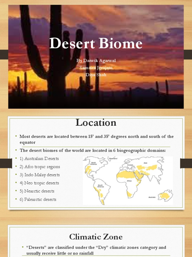 Dessert Biome | PDF | Desert | Natural Environment
