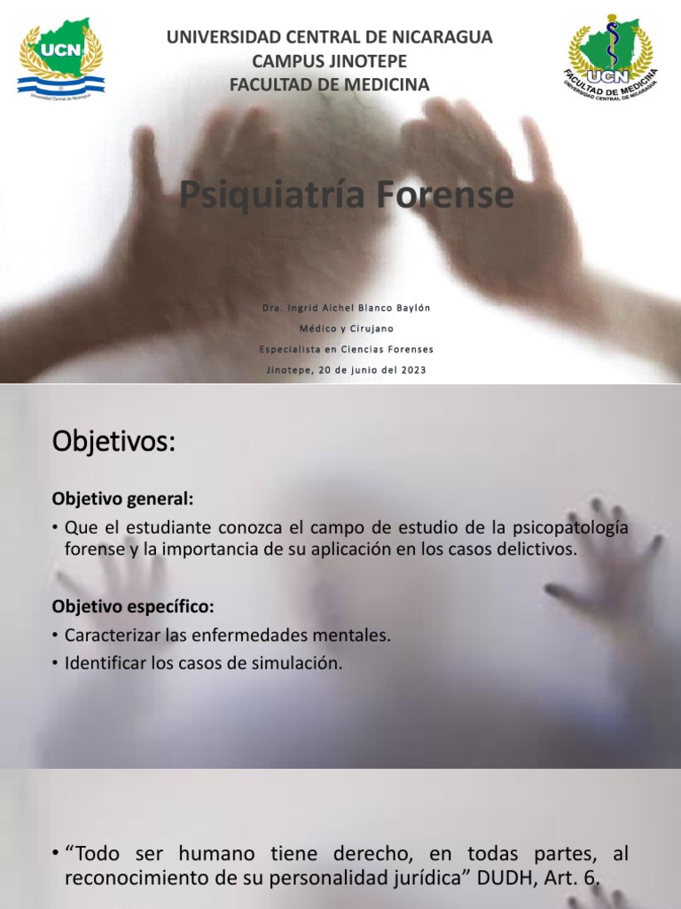 Introducción a la Psiquiatría Forense | PDF | Trastorno mental | Mente