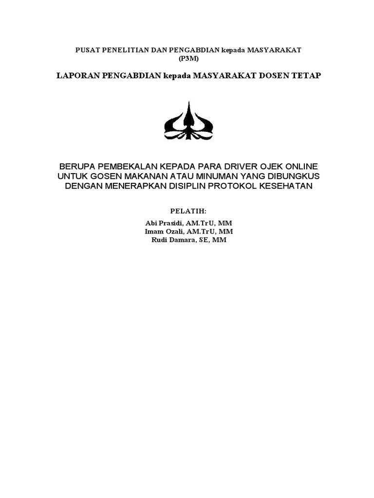 Laporan PKM Abi Prasidi | PDF