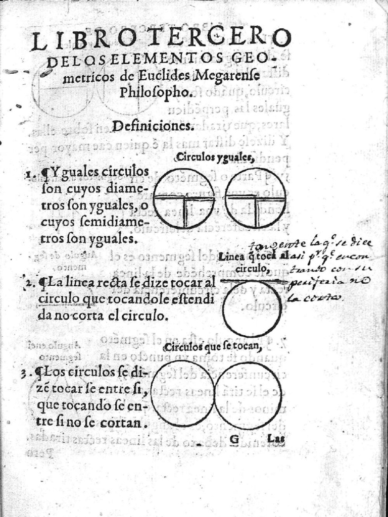 Os Elementos - Livro III - Euclides | PDF