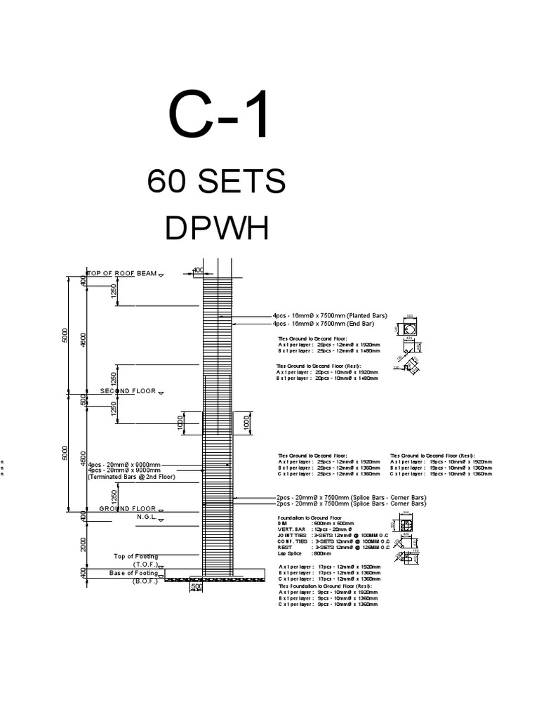 Structural Reinforcement Details | PDF