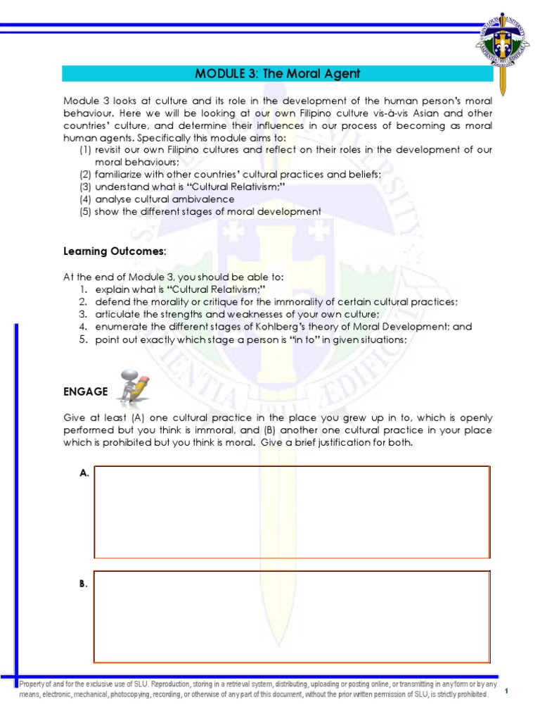 MODULE 3 - GETHICS Short Term 2022-2023 | PDF | Morality | Behavioural ...