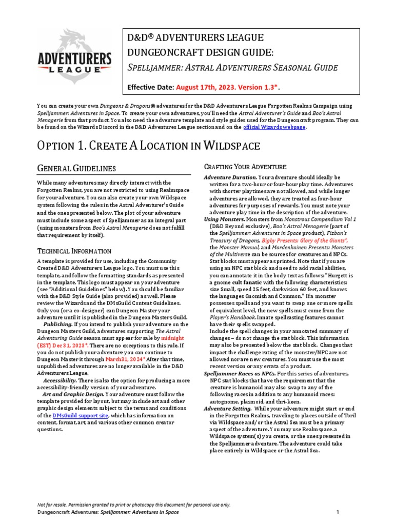 Dungeoncraft Spelljammer v1.3 | PDF