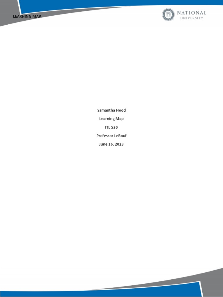 Learning Map | PDF
