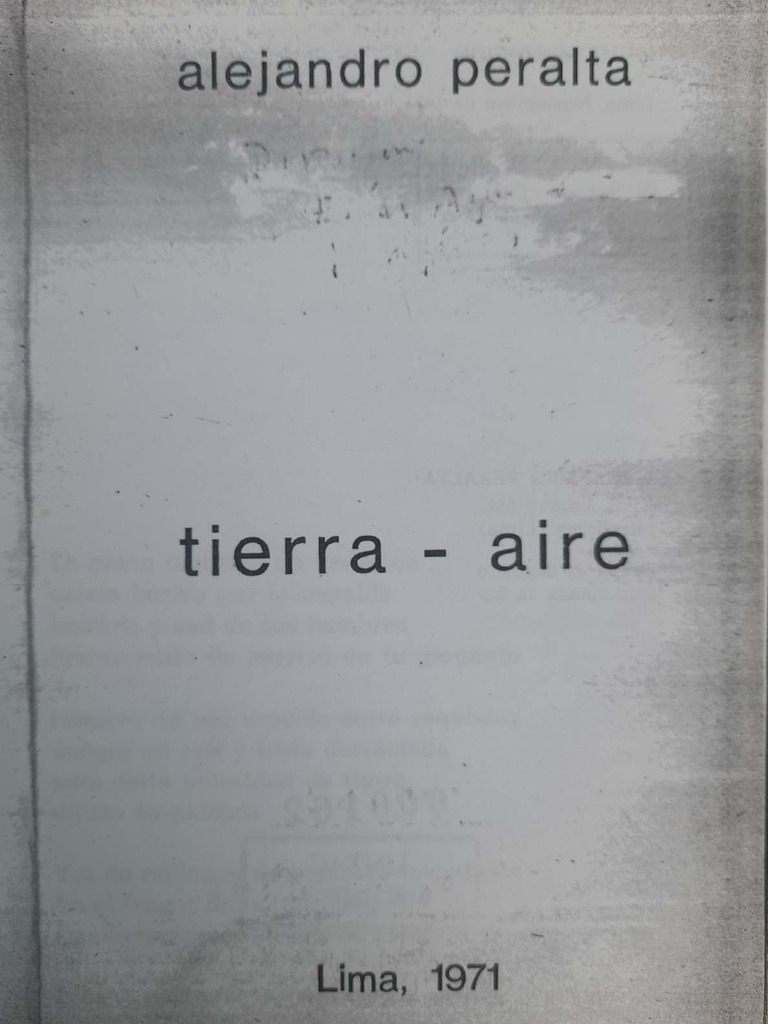 Alejandro Peralta - Tierra - aire | PDF