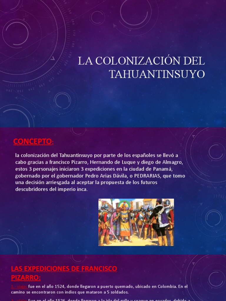 La Colonización Del Tahuantinsuyo | PDF | Francisco Pizarro ...