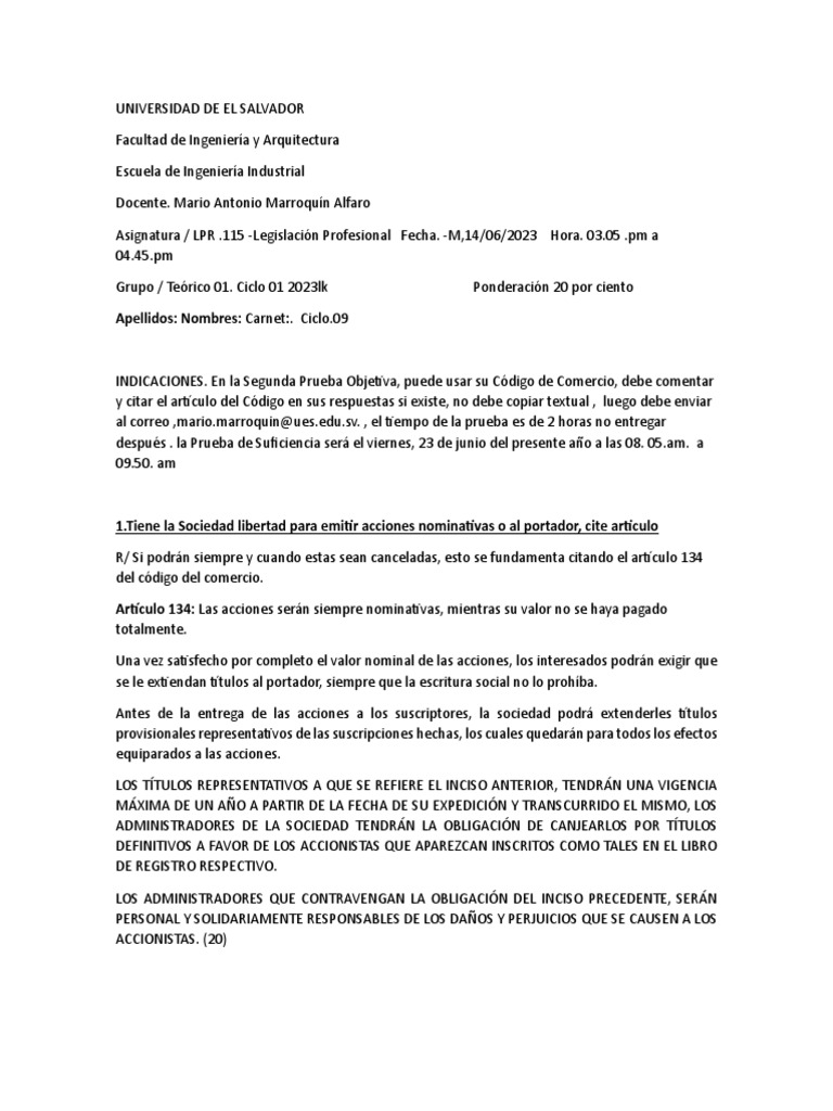Parcial Final LPR 2023 | PDF