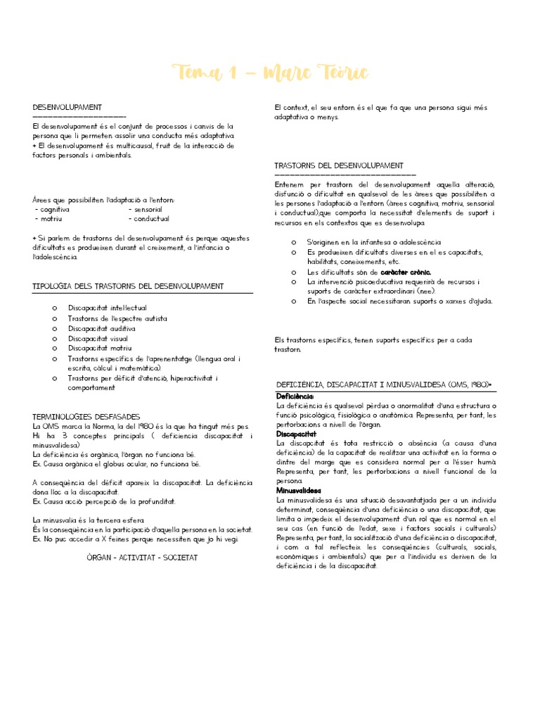 Tema 1 Marc Teoric | PDF