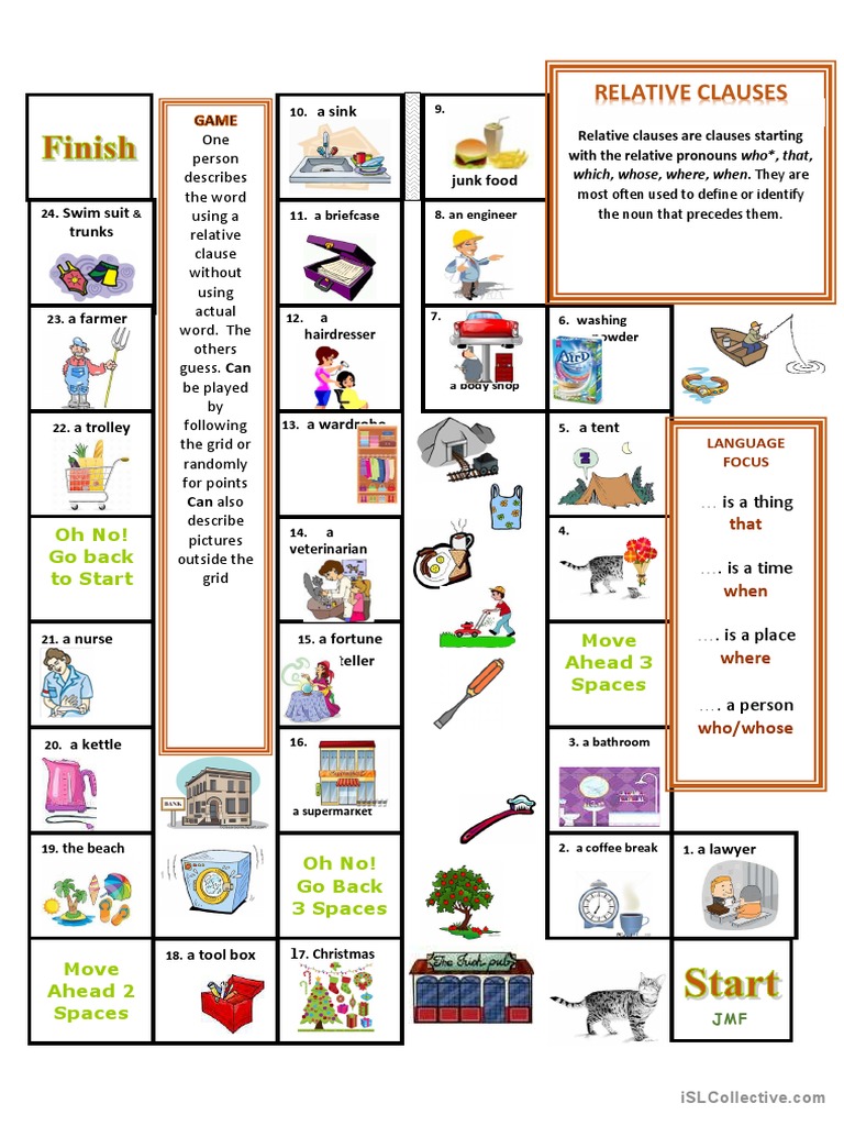 Defining Relative Clauses | PDF | Language Mechanics | Language Families