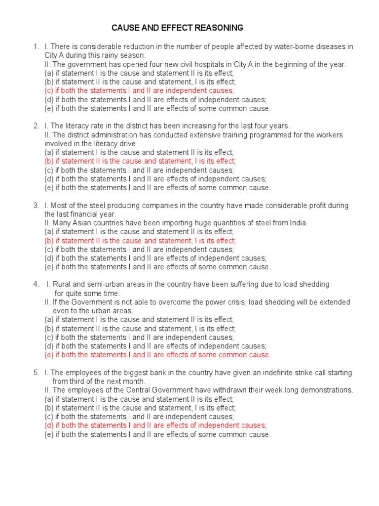 Logical Reasoning Test | PDF