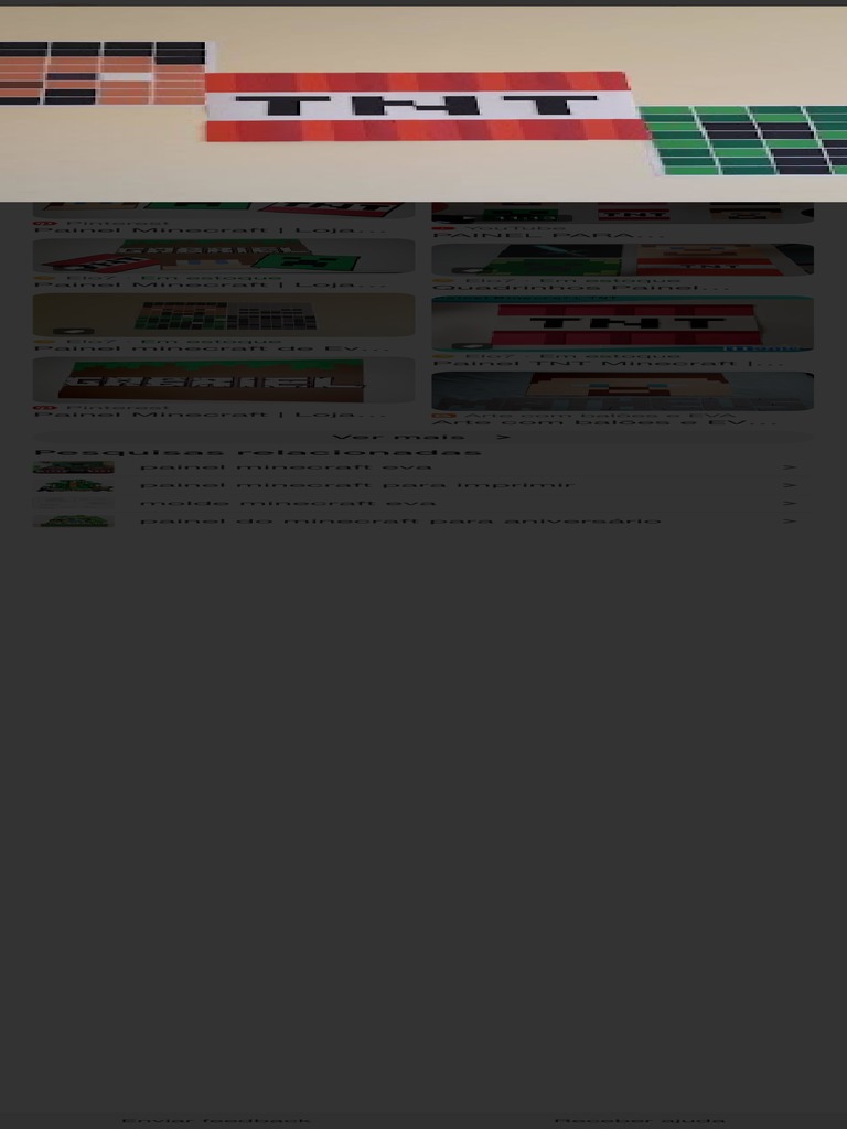 Painel Minecraft TNT - Pesquisa Google | PDF