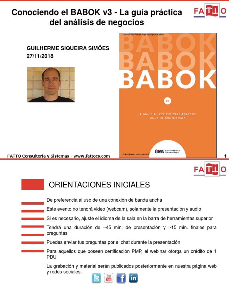 Conociendo El BABOK v3 La Guia Practica | PDF | Pensamiento | Software