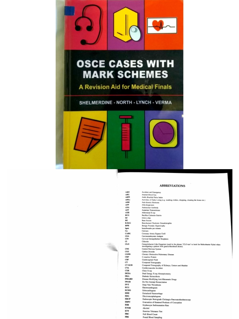 OSCE Cases With Mark Schemes A Revision Aid For Medical Finals | PDF