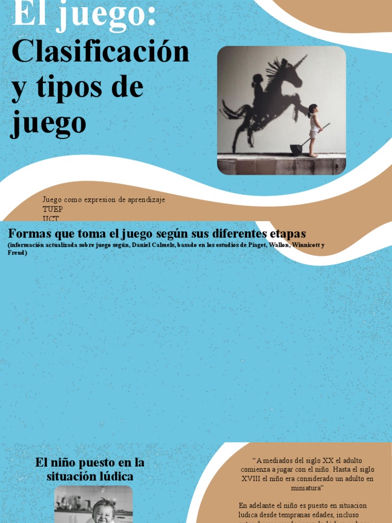 Clasificacion Y Tipos De Juego Pdf