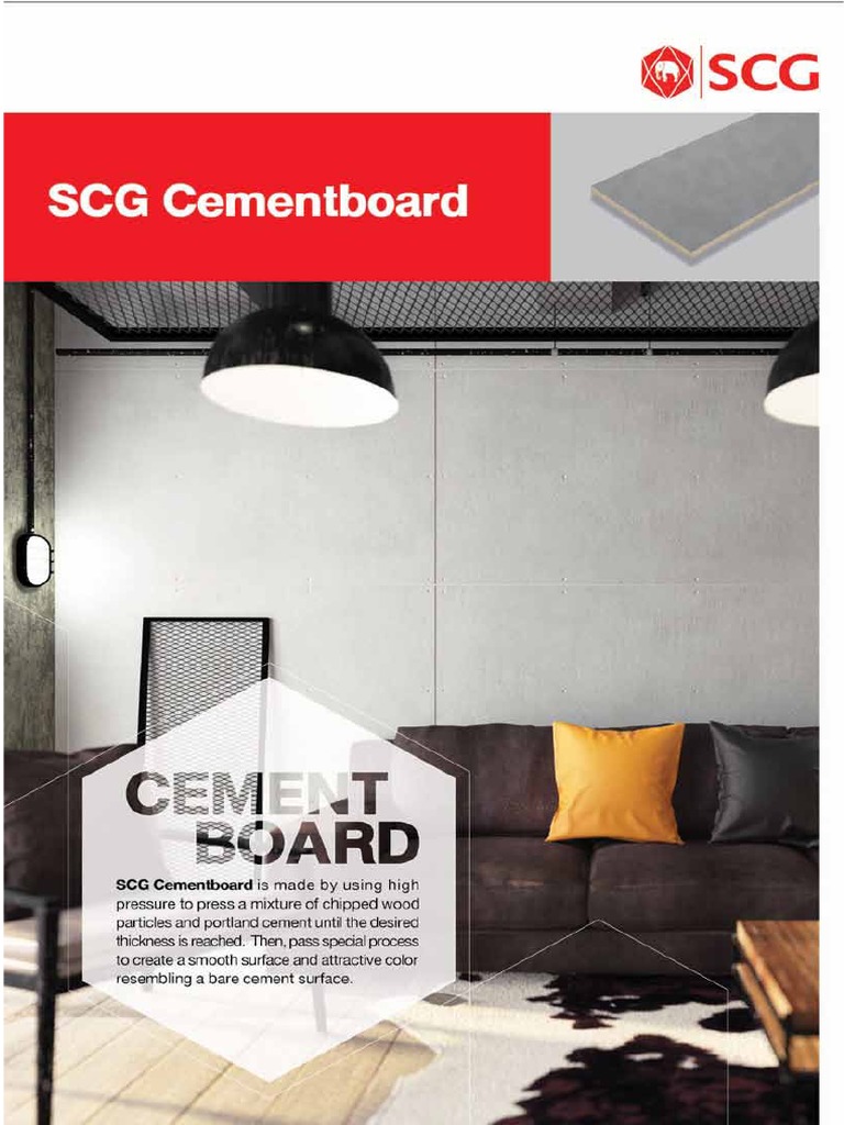 SCG Cement Board Catalog Resize | PDF