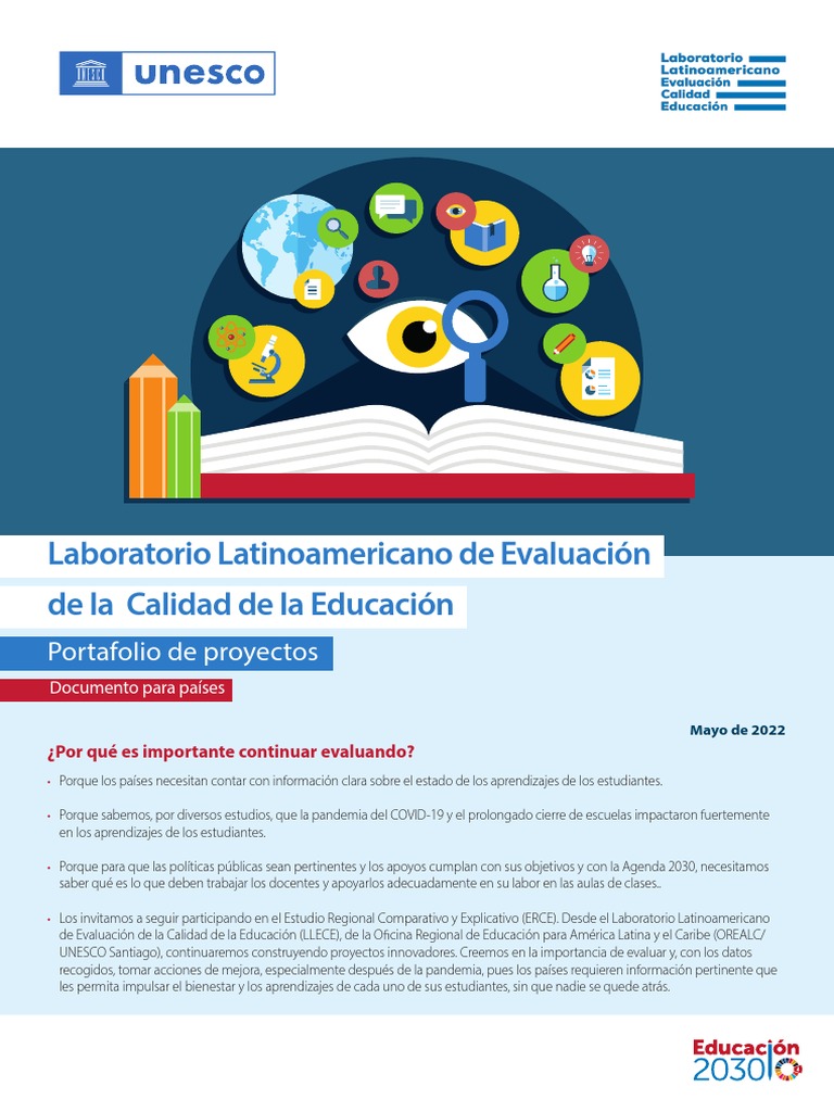 WG - GAML - 8 - LLECE ERCE 2025 Y PROYECTOS - Octubre 2022 | PDF ...