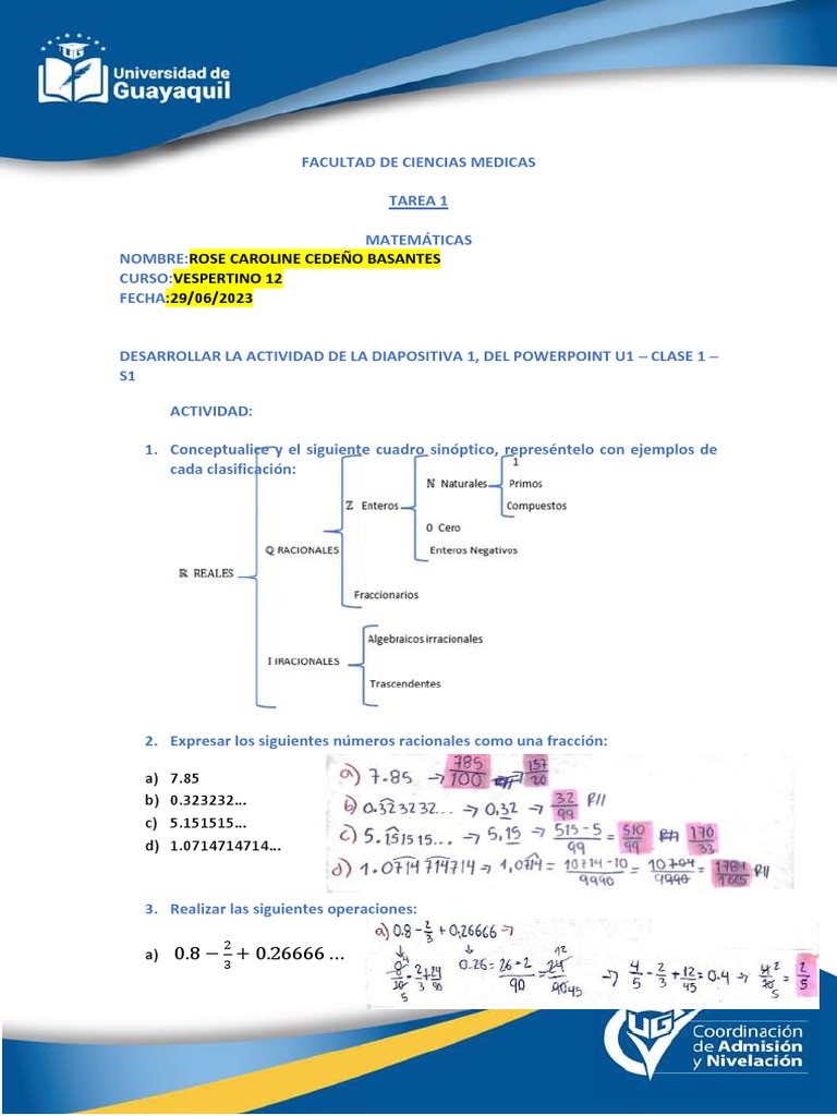Tarea 1 Mat | PDF | Ciencia y matemáticas | Tecnología