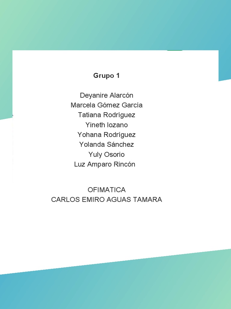 Grupo 1 | PDF