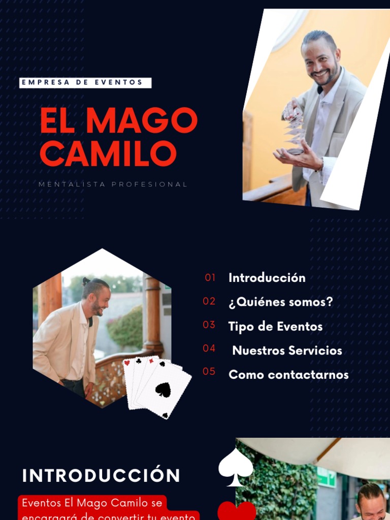 Brochure Eventos El Mago Camilo | PDF